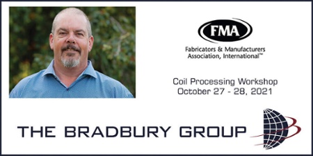 Bradbury Group's Steve Baker to Speak at FMA Coil Processing Workshop